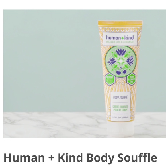 human + kind | Bath & Body | New Human Kind Body Souffle Body Lotion ...